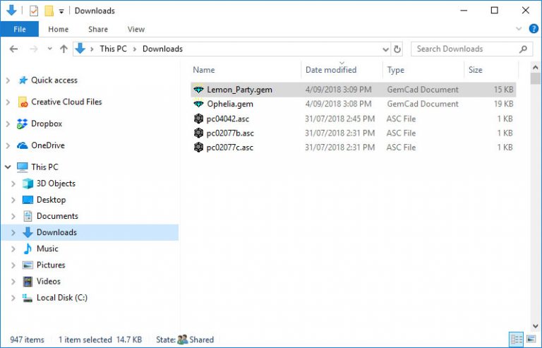 Downloading and Importing gem designs – Gem Cut Studio
